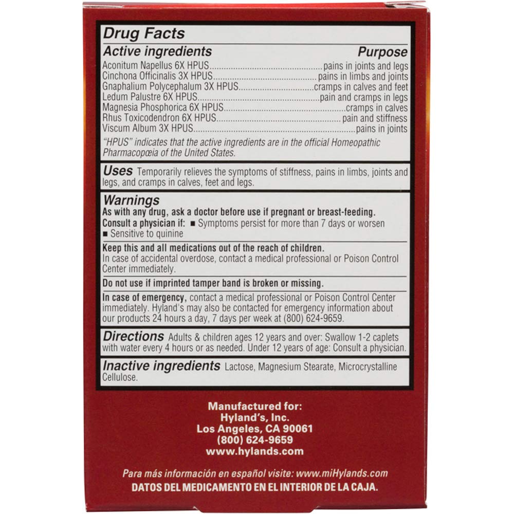 Hyland's Leg Cramps Relax Calf & Foot Cramps - 40 Caplets