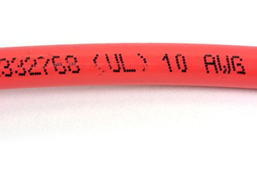TEMCo 100' Red + 100' Black 10 AWG/Gauge Solar Panel Extension Cable with M/F Solar Connector Ends (Variety of Lengths Available)