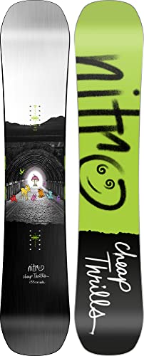 Nitro Cheap Thrills Wide Snowboard Mens Sz 155cm (W)