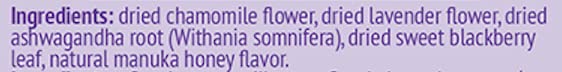 Hyleys Calm Tea with Ashwagandha - Lavender & Honey Flavor - Caffeine-Free, 100% Natural Herbal Tea - 25 Tea Bags