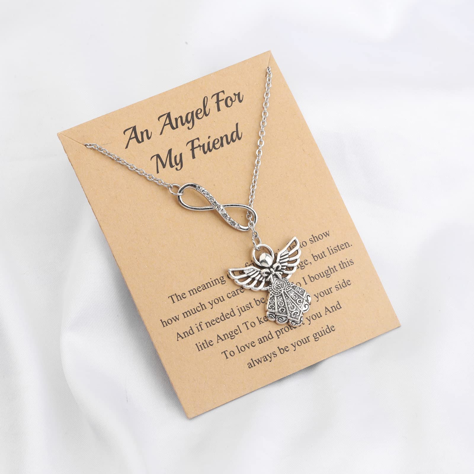 MAOFAED Pocket Hug Token Gift Idea Best Friend Gift Long Distance Relationship Gift Friendship Gift (angel for friend card ne)