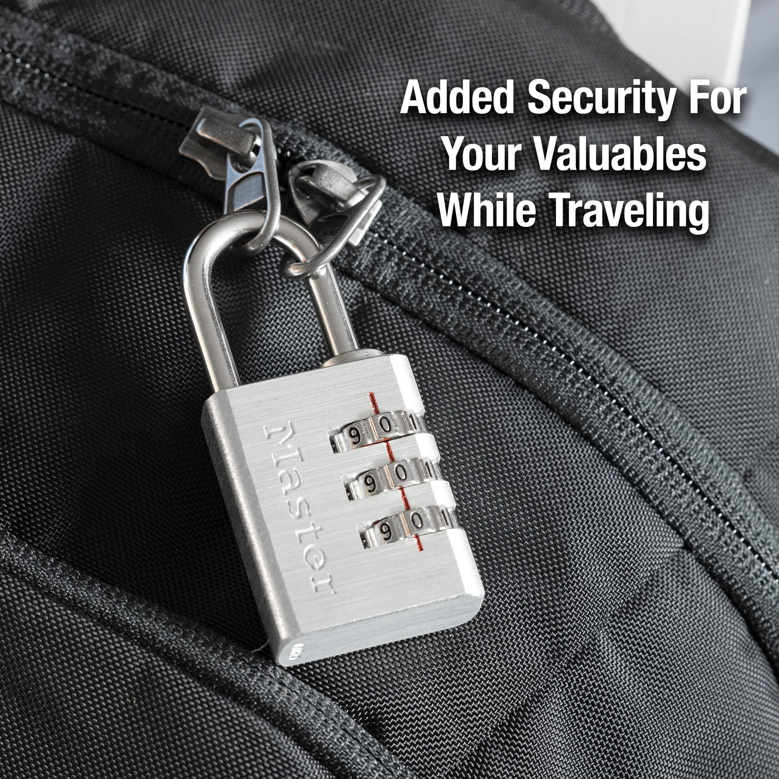 Master Lock 630D Set Your Own Combination Lock, Aluminum, 1-3/16 in. Wide