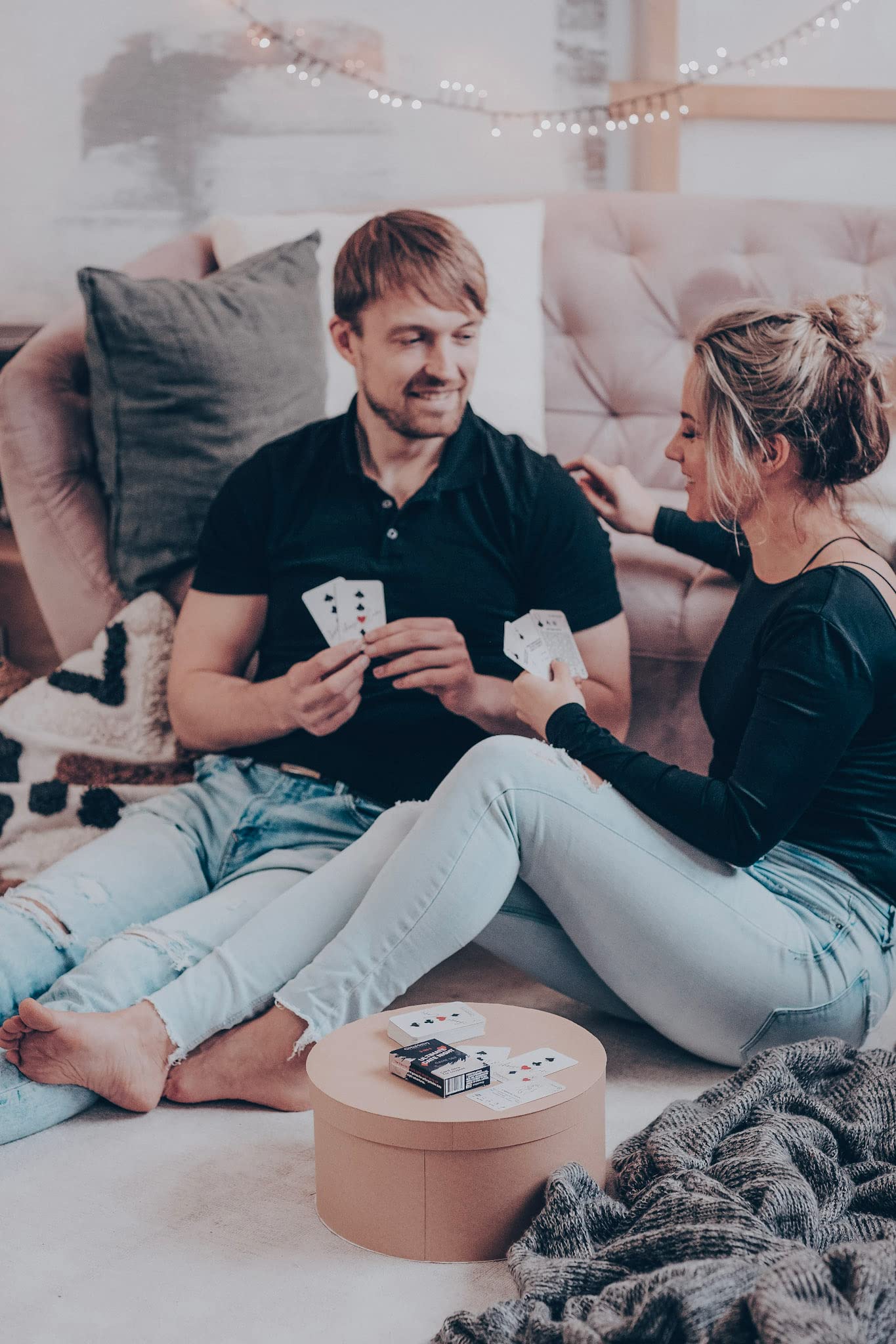 OpenMity 3-in-1 Ultimate Date Night Game Set - Includes 52 Cards - Play 3 Special Card Games - Fun Activity for Couples - Gift for Engagement, Anniversary, Wedding, Valentineās