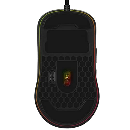 Nixeus Revel-X Gaming Mouse with Pixart PMW 3370 Gaming Grade Flawless 19000 DPI Sensor (Matte Black), (REV-BK21X)