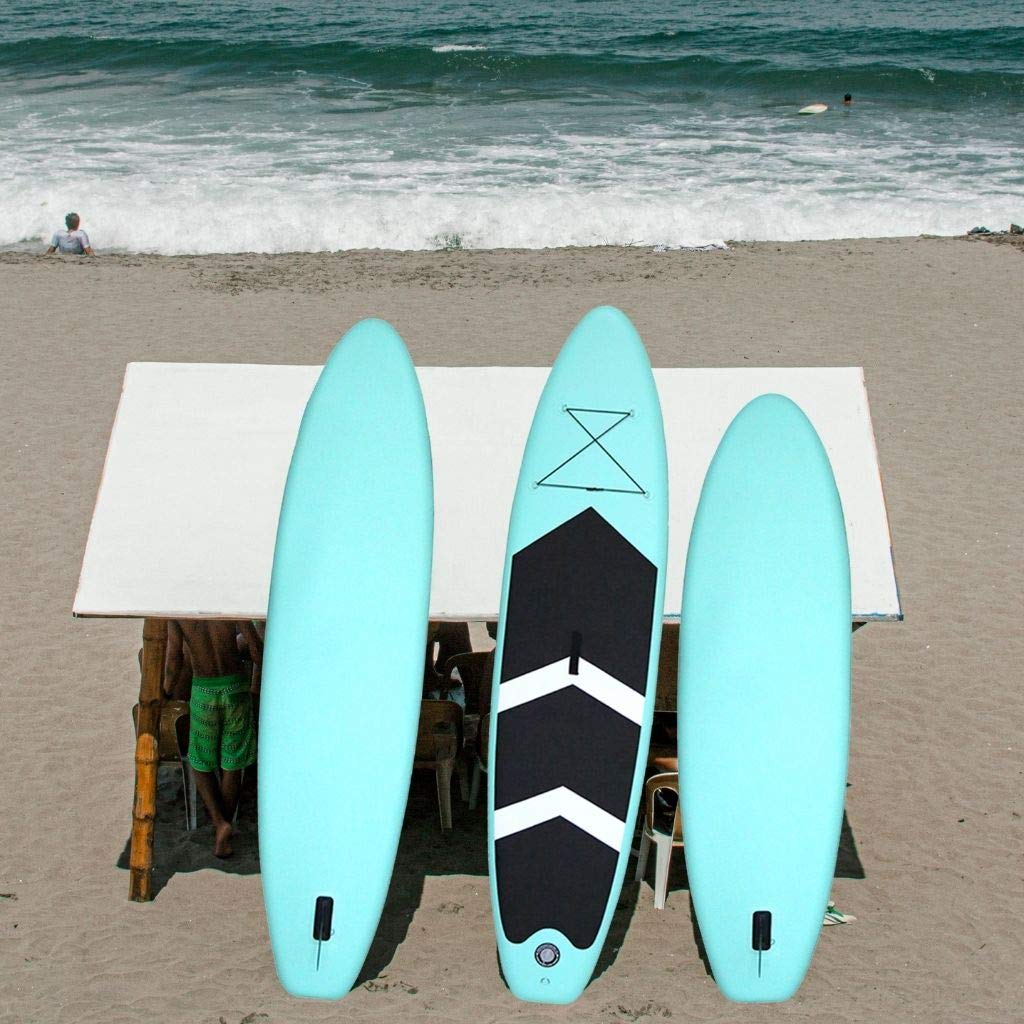Lucear Inflatable Stand Up Paddle Board (6 inches Thick) with Durable SUP Accessories & Carry Bag Standing Boat