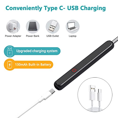 Taloyer Visual Ear Scoop Set Ear Wax Remover Kit Ear Cleaner Scoop Endoscope Camera Pick Otoscope HD Visual
