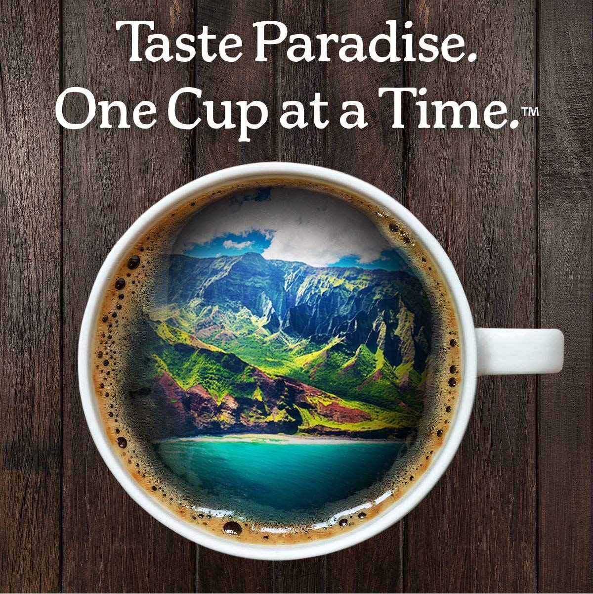 Kauai Coffee Decaf Medium Roast, Compatible with Keurig Pods K-Cup Brewers (1 Pack of 12 Single-Serve Cups)
