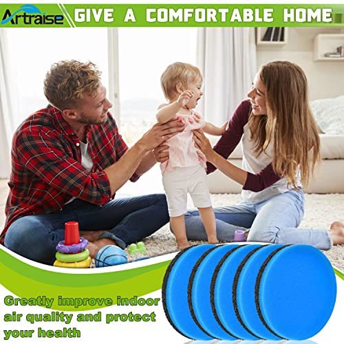 Vacuum Filter For Bissell Style 1214 Cleanview Swivel Rewind & PowerGlide Pet Powerlifter and PowerForce Cleaner, Compare to Part # 12141, 5 Pack Foam Filters