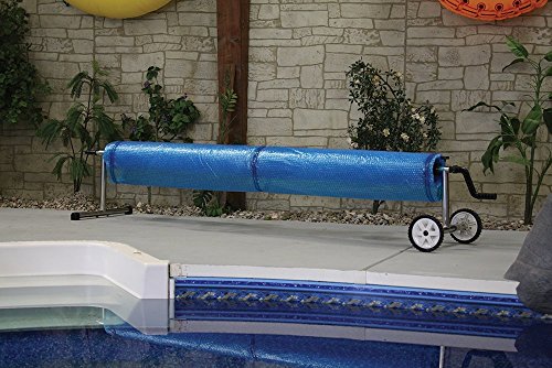 Sun2Solar 16-Foot Wide Stainless Steel Solar Cover Deluxe Reel System | Works with 800 & 1200 Series | Perfect for In-Ground Swimming Pools