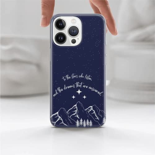 Tekilla Acotar Phone Case Compatible with iPhone 13 Pro Maxˌ Flexible Custom Gel Cover with Night Court Design & Slim Phone Protective Cases