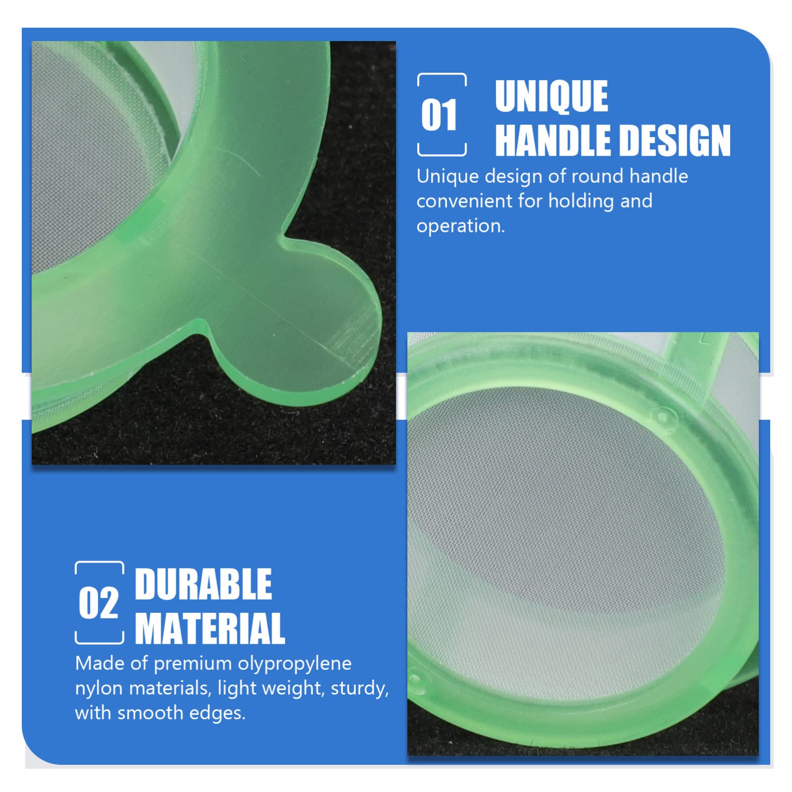 ULTECHNOVO 2pcs Cell Strainer 100μm Disposable Cell Filters Laboratory Experiment Test Cell Sieve
