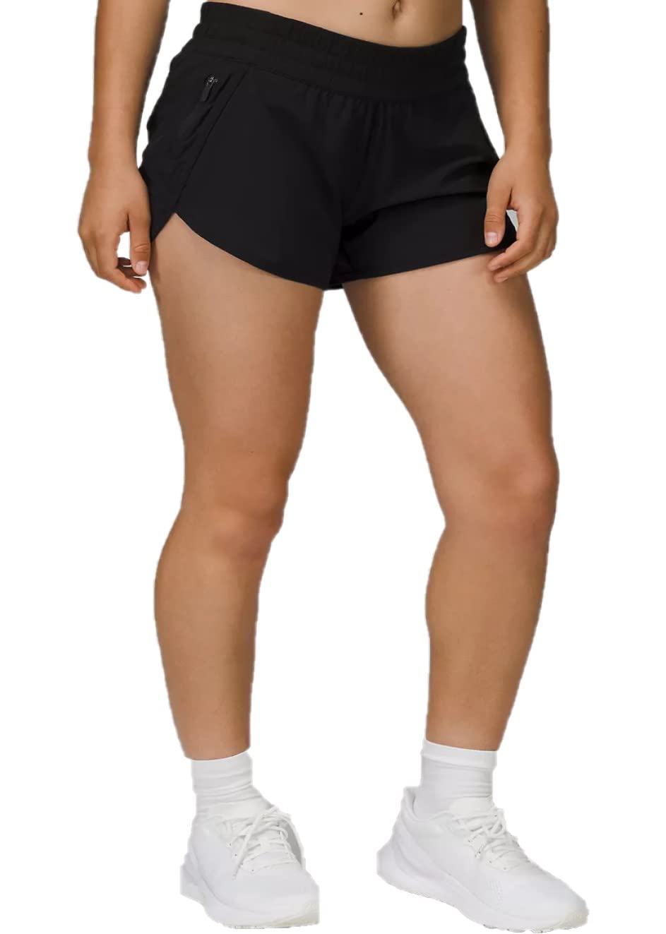 Lululemon Athletica LULULEMON Tracker Short V 4 inch (Black, 4, Numeric_4)