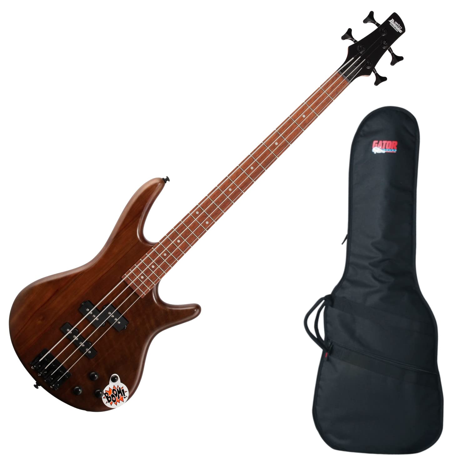 Ibanez GSR200BWNF 4-String Electric Bass Walunt Flat Finish with Gig Bag