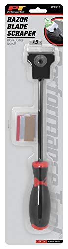 Performance Tool W1513 Ergonomic Non-Slip Molded Grip with 6 Blades for Sticker and Label Removal - US Patent Number D693201