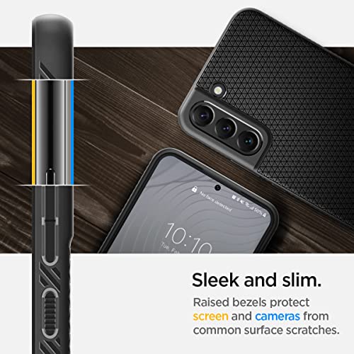 Spigen Liquid Air Armor Designed for Galaxy S22 Plus Case (2022) - Matte Black