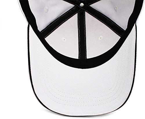 LHSCVUFASC Pineapple Hat for Men Women Baseball Cap Trucker Hat Dad Hats Unisex Embroidered White