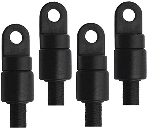 Kayak 12pcs Replacement Rigging Bungee Rope Shock Cord Fixed End Stop 1/4"