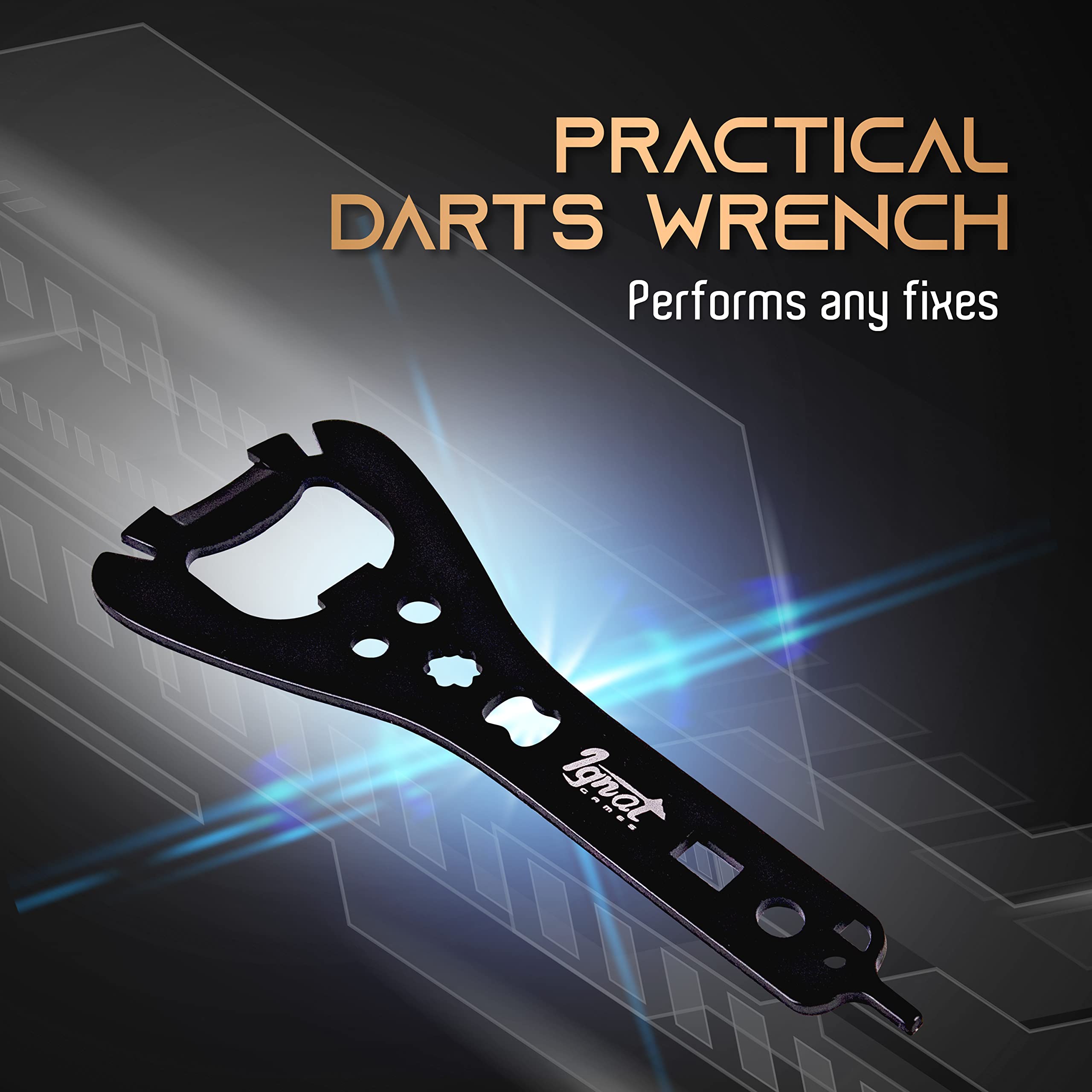 IgnatGames Dart Flights and Accessories – Comprehensive Darts Accessories Kit with Different Darts Flights and Flights Protectors, Shafts, Rubber O’Rings and Versatile Darts Tool