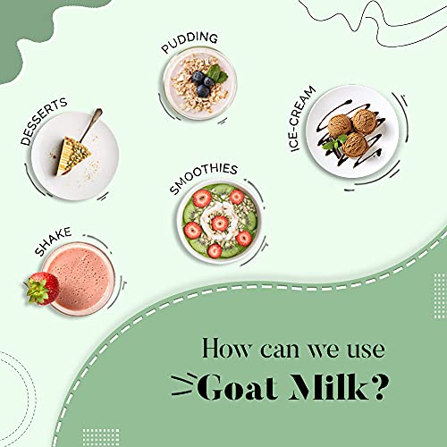 HYE FOODS Goat Milk Powder | Pasture Grazed I Whole Milk Powder | 7.05 Oz (200gms)