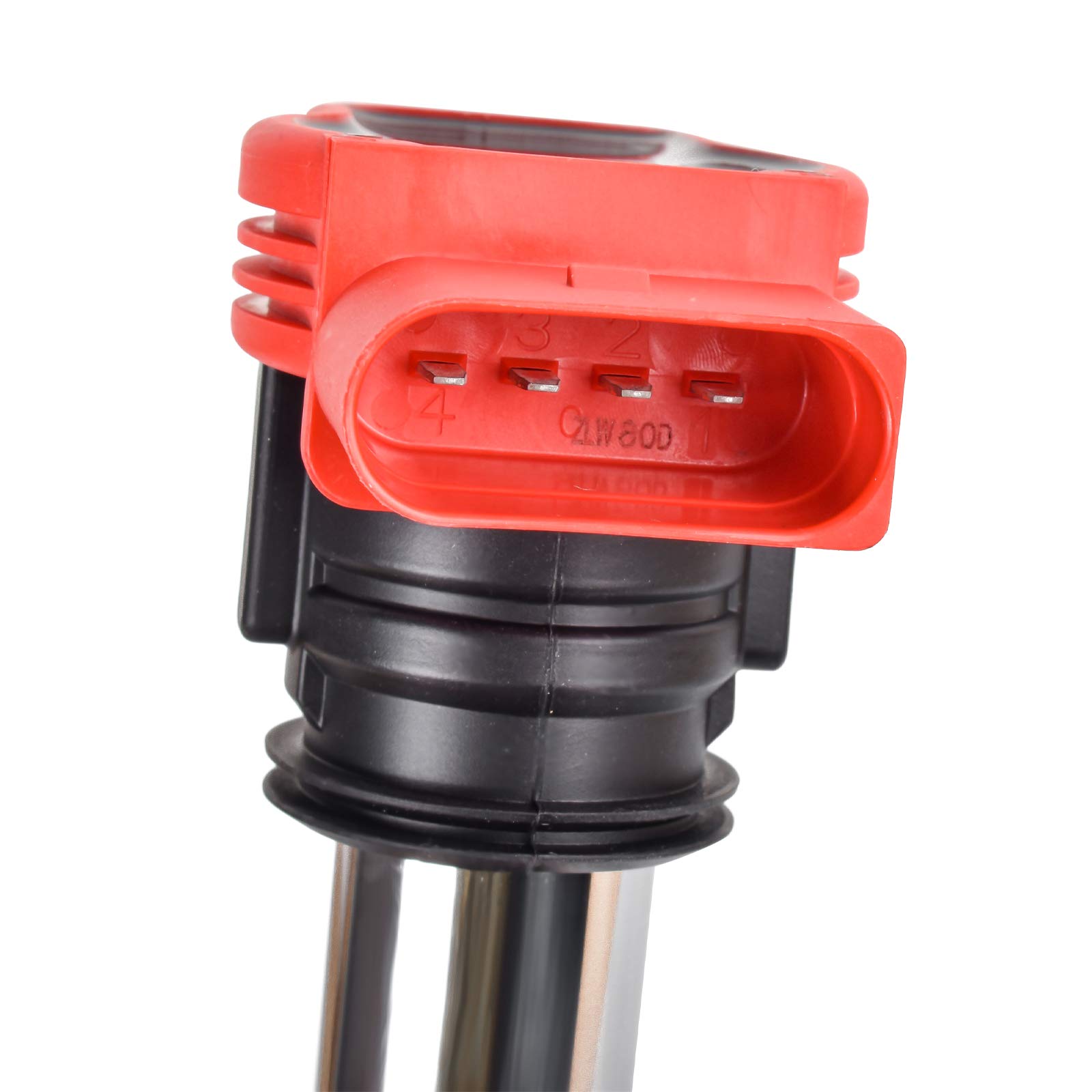 Ignition Coil Pack Set of 4 Replacement for Audi A4 A5 A6 A7 Q5 Q7 R8 S4 S5 S6 S8 SQ5 & VW Touareg, Replaces OE# 06E905115E