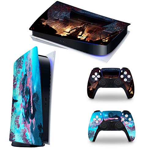 Kind Warrior - PS5 Standard Edition Skin Console - PS5 Standard Edition Controller Skin Cover Vinyl Decal Protective