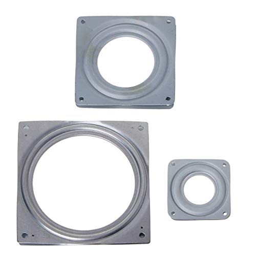 Square Lazy Susan 360° Rotating Rolling Bearing Turntable 300 lbs Bearings Plate