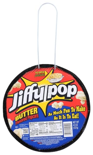 Jiffy Pop Butter-Flavored Popcorn, 4.5 oz (Pack of 2)