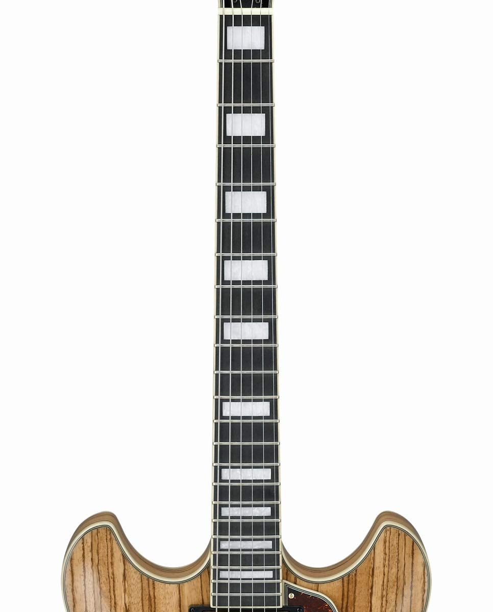 Ibanez AS93ZW Artcore Expressionist Zebra Wood Semi-Hollow Body Natural