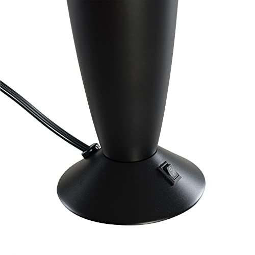 IIDSA Glitter Lamp Black Base, Red Liquid 16 inch, Decorative Table Lamp for Any Area of Your Home (Bulb and Extra Bulb).