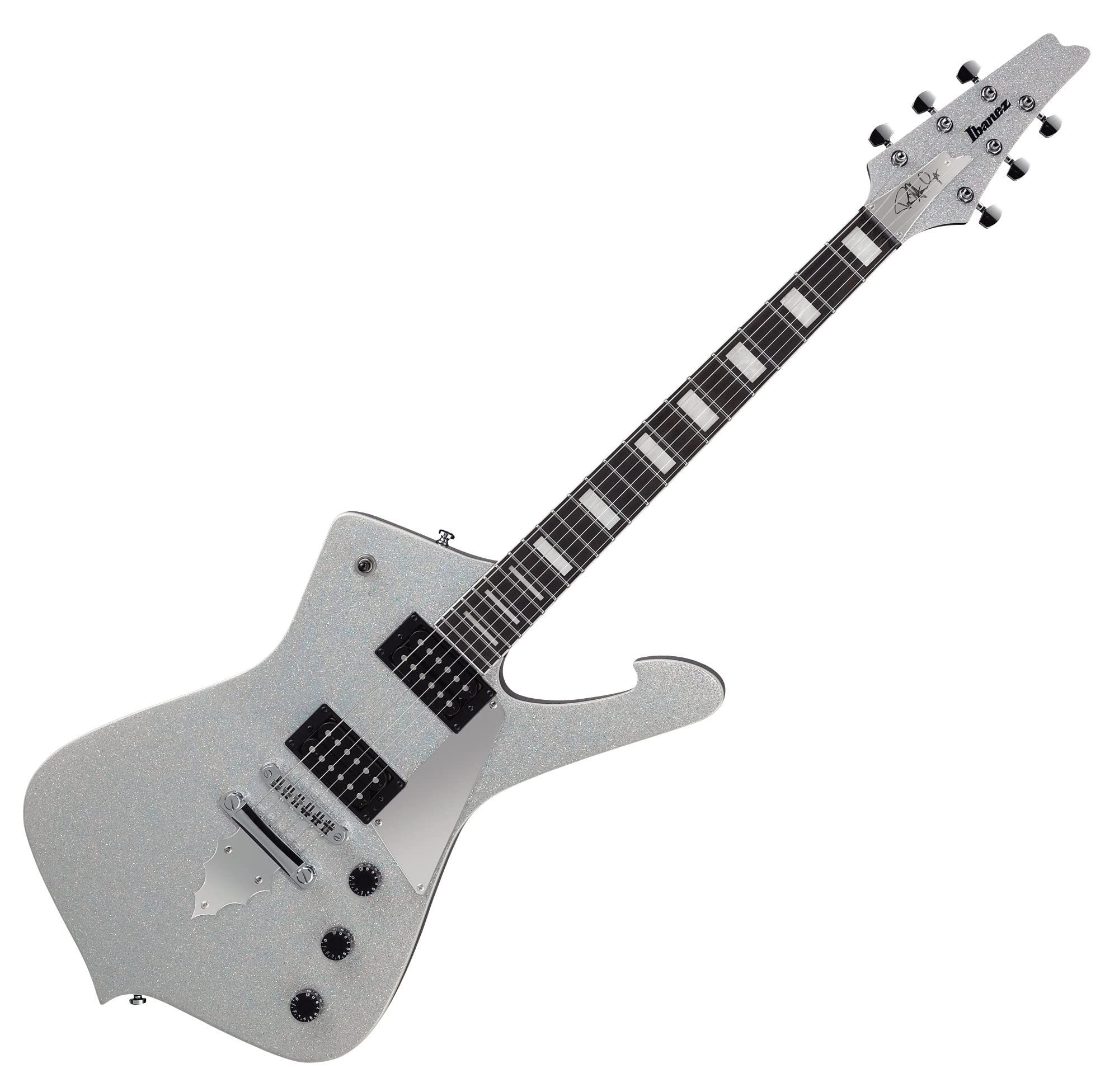 Ibanez PS60 Paul Stanley Signature Silver Sparkle
