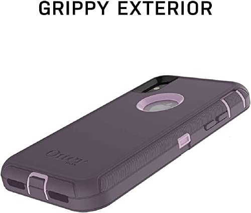 OtterBox Defender Series Screenless Edition Case for iPhone XR (Only) - Case Only - Non-Retail Packaging - Purple Nebula (Winsome Orchid/Night Purple)
