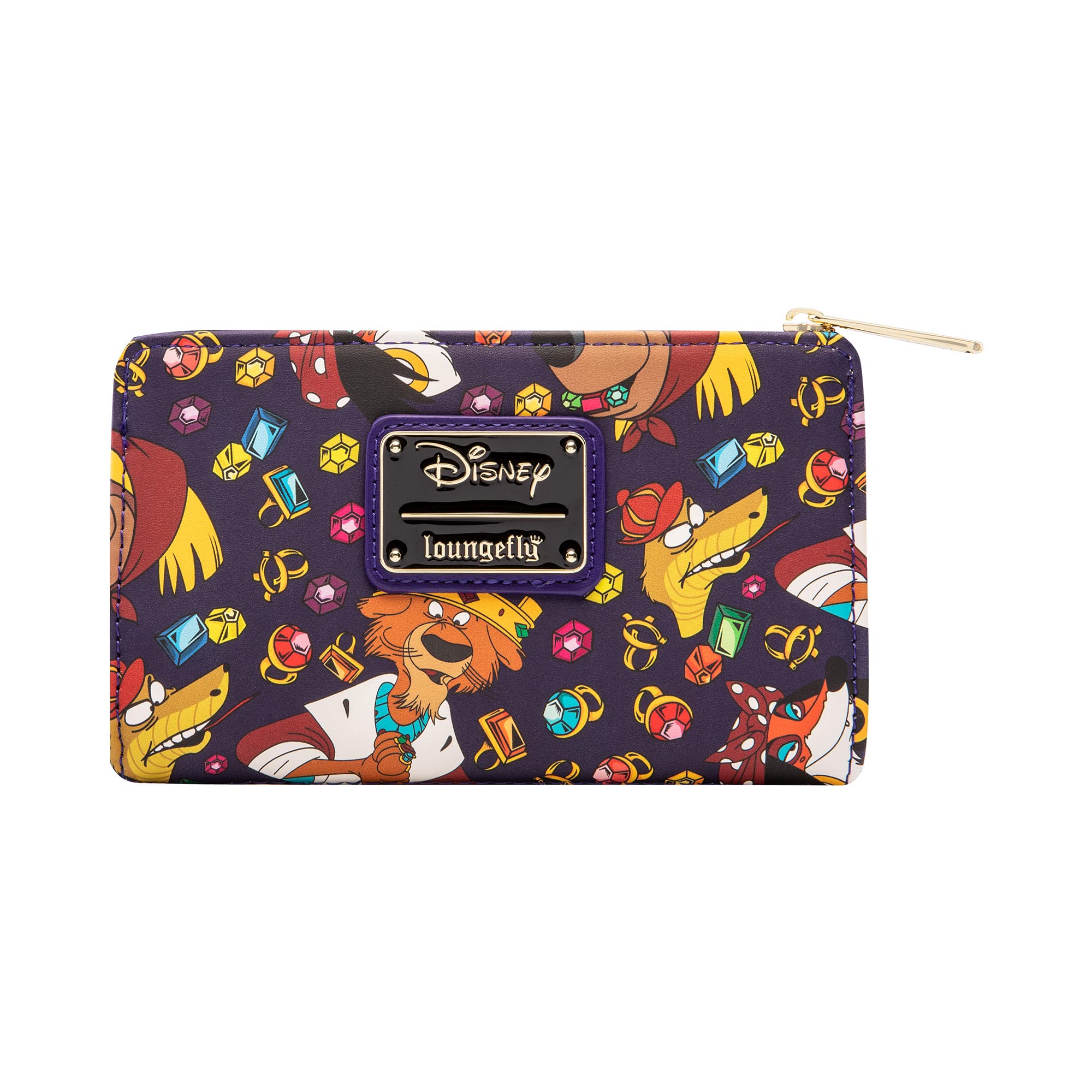 Loungefly: Disney - Robin Hood King John and Fortune Tellers Polyester Wallet, Amazon Exclusive,Multicolor,WDWA1766