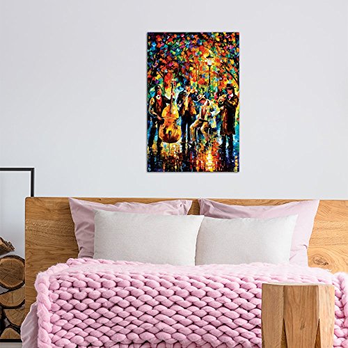 iCanvasART Glowing Music Canvas Print by Leonid Afremov, 26 in x 18 in