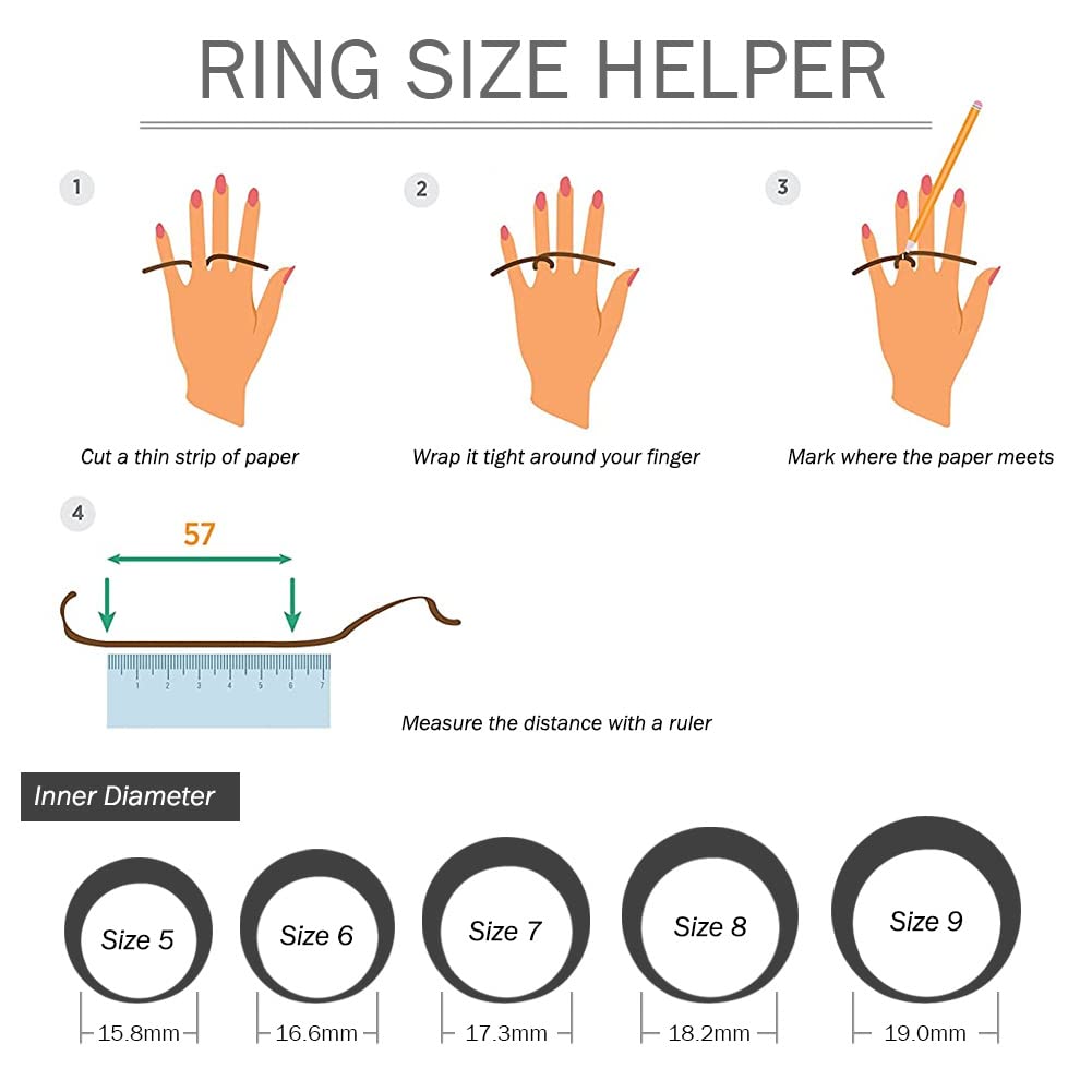 Me&Hz Chunky Dome Rings, 18K Gold Plated Statement Rings for Women Knuckle Thick Band Chunky Rings Cocktail Party Minimalist Signet Ring, Size 8