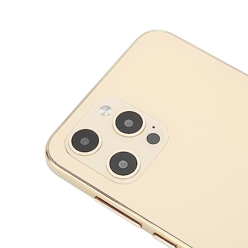 LANTRO JS Gold 6.1in Smartphone with 4GB RAM, 64GB ROM, 4000mAh Battery, Face Recognition, Android 11, and 4G Network, Compatible with EU Plug, ABS Glass Material