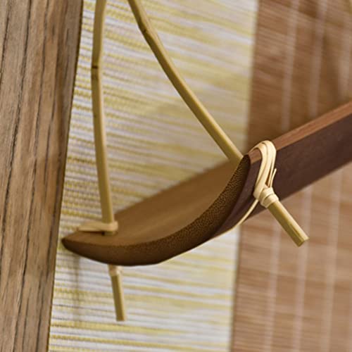 Sushi Tray Wood Food Containers Wooden Serving Tray Guest Towel Holder Tea Dessert Dish Plate Platter with Handle for Breakfast Home Kitchen Bathroom Snack Containers