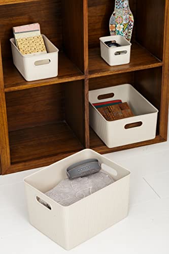 Tatay Storage Box Baobab ECOHOME, 22L Capacity, Polypropylene BPA free, 100% Recycled Material. Measures 29.4 x 38.5 x 23 cm