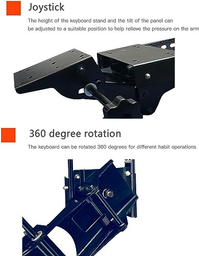 Keyboard Tray, Keyboard Platform Height Adjustable with Wrist Rest Rotating Keyboard Tray Under Desk Tilt Angle Adjustable Extendable Keyboard Drawers (Color : Beam Section, Size : 75cm)