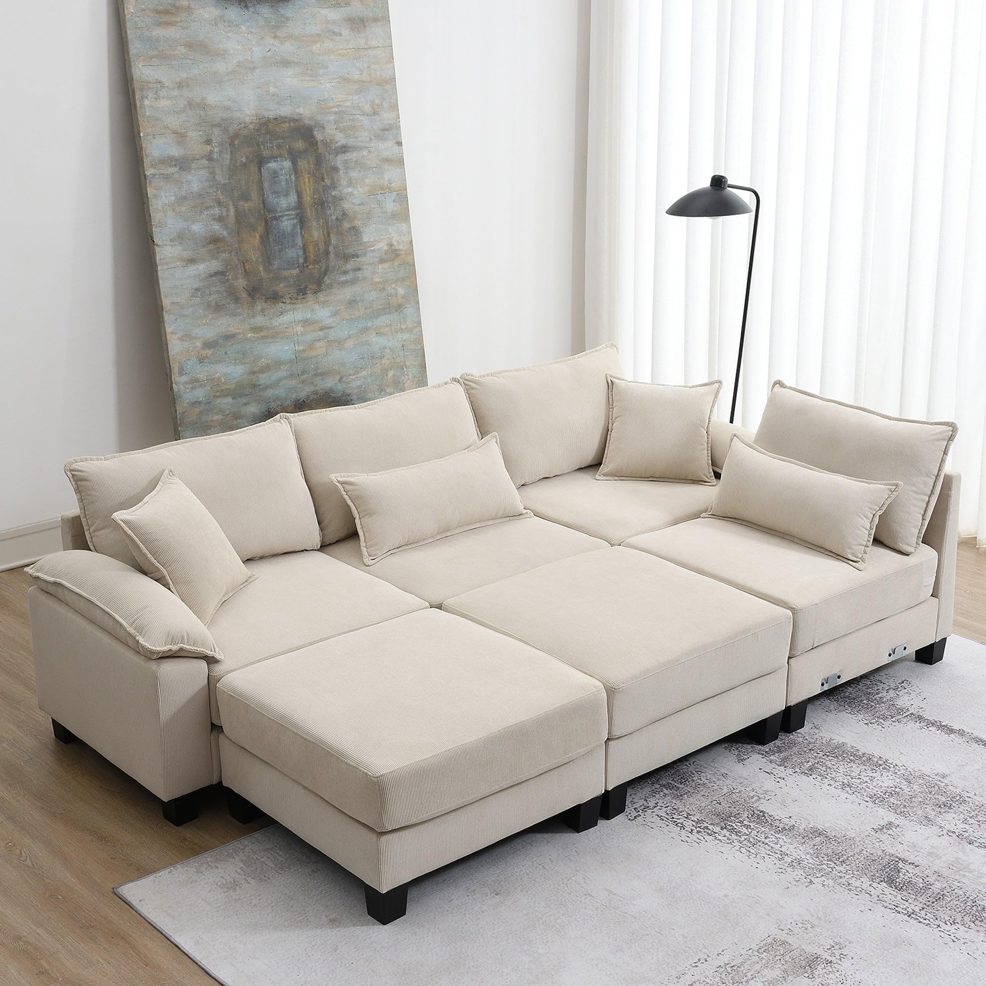 XDOUT 70.1" Queen Pull Out Sofa Bed, 3-in-1 Convertible Sleeper Couch with 2 Soft Pillows, Multi-Functional Velvet Loveseat for Living Room, Bedroom, Apartment, Office