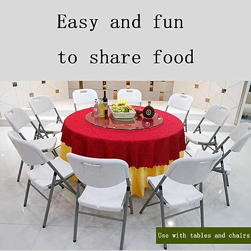 Turntable Glass Turntable Clear Round Rotating Food Tray, Lazy Susan Turntable for Dining Table, Daily Household, Hotel, Walkway Snack Booth, Teahouse Use Lazy Susan Turntable (Color : Transparent,