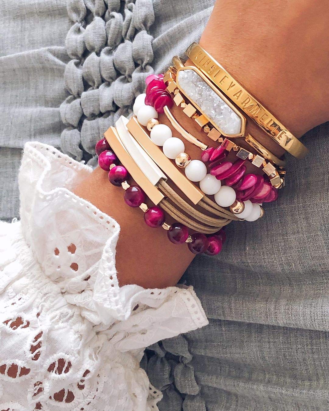 Kinsley Armelle Metallic Collection - Hybrid Bracelet