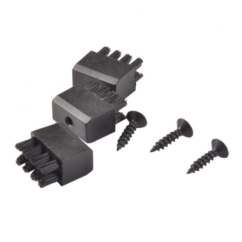 JooFn Arrow Rest Replacement Brushes 6pcs with 6pcs Screws for Hostage Arrow Rest Archery Bow