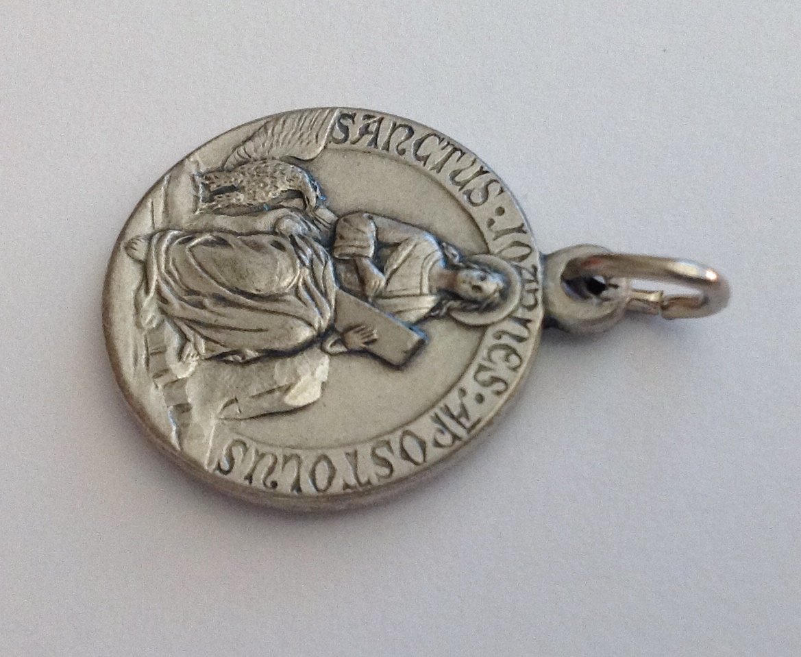 I G J Saint John the Apostle and Evangelist Silver Medal - The Patron Saints Medals