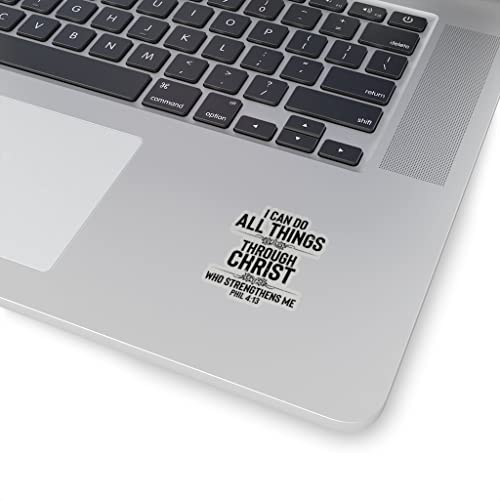 Teegarb Letter Blanket Sticker Decal Novelty Religious Prayer Holy Writ God Book Worship Lover Humorous Blessing Stickers for Laptop Car 2" × 2" / Transparent