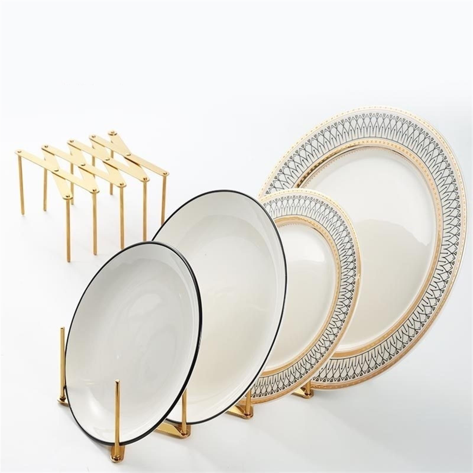 ICOMPY Lid Organizer for Cabinet Kitchen Organizer Pot Lid Rack Stainless Steel Cook Dish Holder Extended Shelf Cooking Plate Tray Pan Cover Stand
