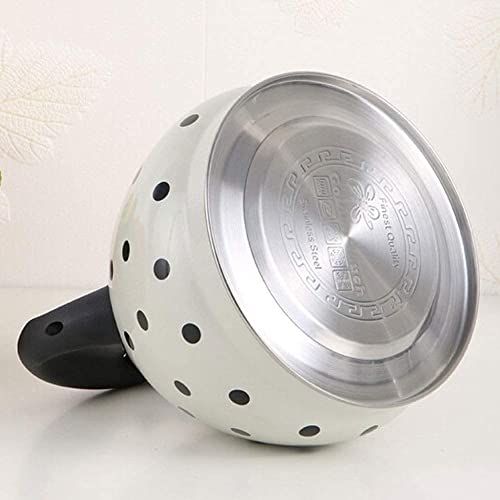 Tea Kettle Stovetop Whistling Teapot Stainless Steel Whistling Kettle 3L Whistling Teapot Water Kettle Boiling Kettle With Heat Insulating Handle Whistle Kettle Stove Top Kettle (Color : Red, Size :