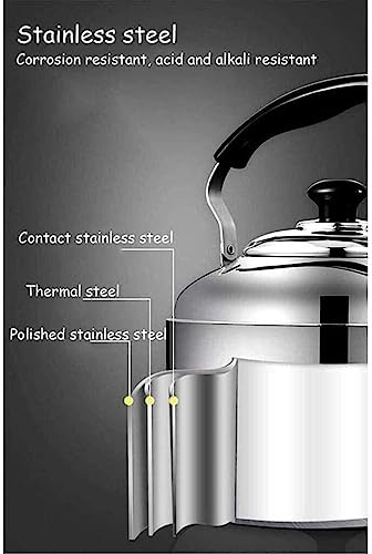 Tea Kettle Stovetop Whistling Tea Kettle Stainless Steel Whistling Tea Kettle Stovetop Tea Pots For Stove Top Tea Kettle Teapot Stove Top Kettle Tea Kettle for Stove Top