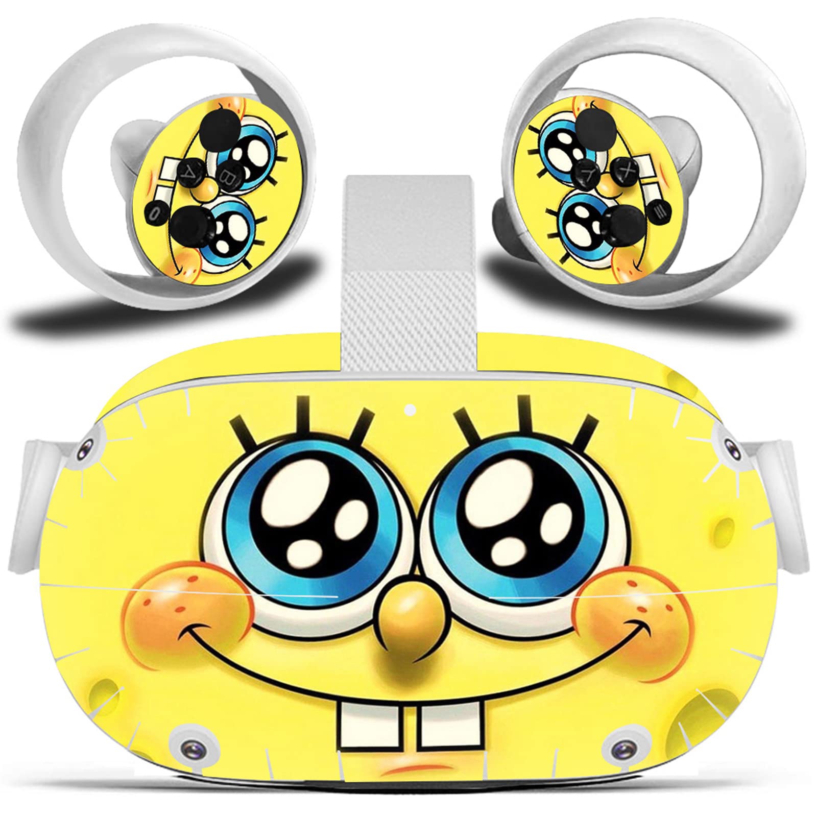 Oculus Quest 2 Stickers Eyes Anime VR Decal Skin for Headset and Controller Stickers Oculus Quest 2 Skins Vinyl Decal Stickers Skin for Oculus Quest 2 Protective Stickers Quest 2 Accessories Protective Decal