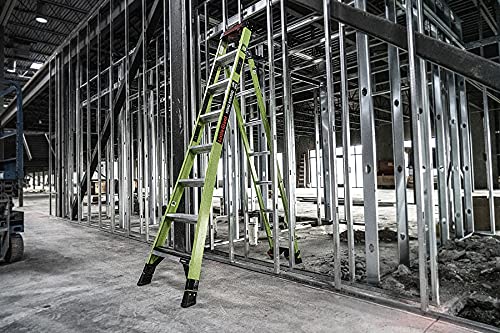 Little Giant Ladder Systems 13908-071 King Kombo 3-in-1 Ladder, 8 Ft, Green