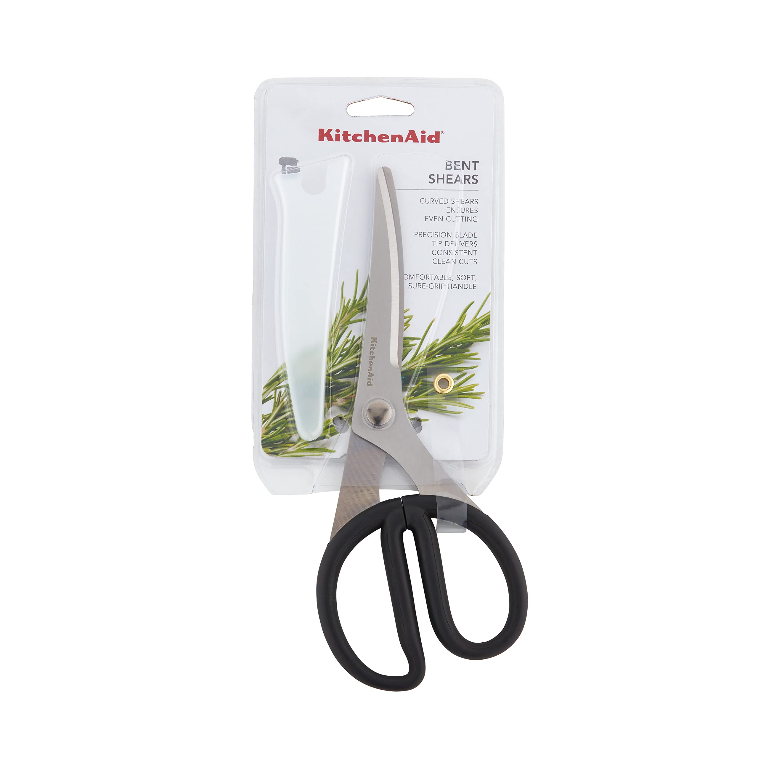 KitchenAid Universal Bent Shears, 8.66-Inch, Black